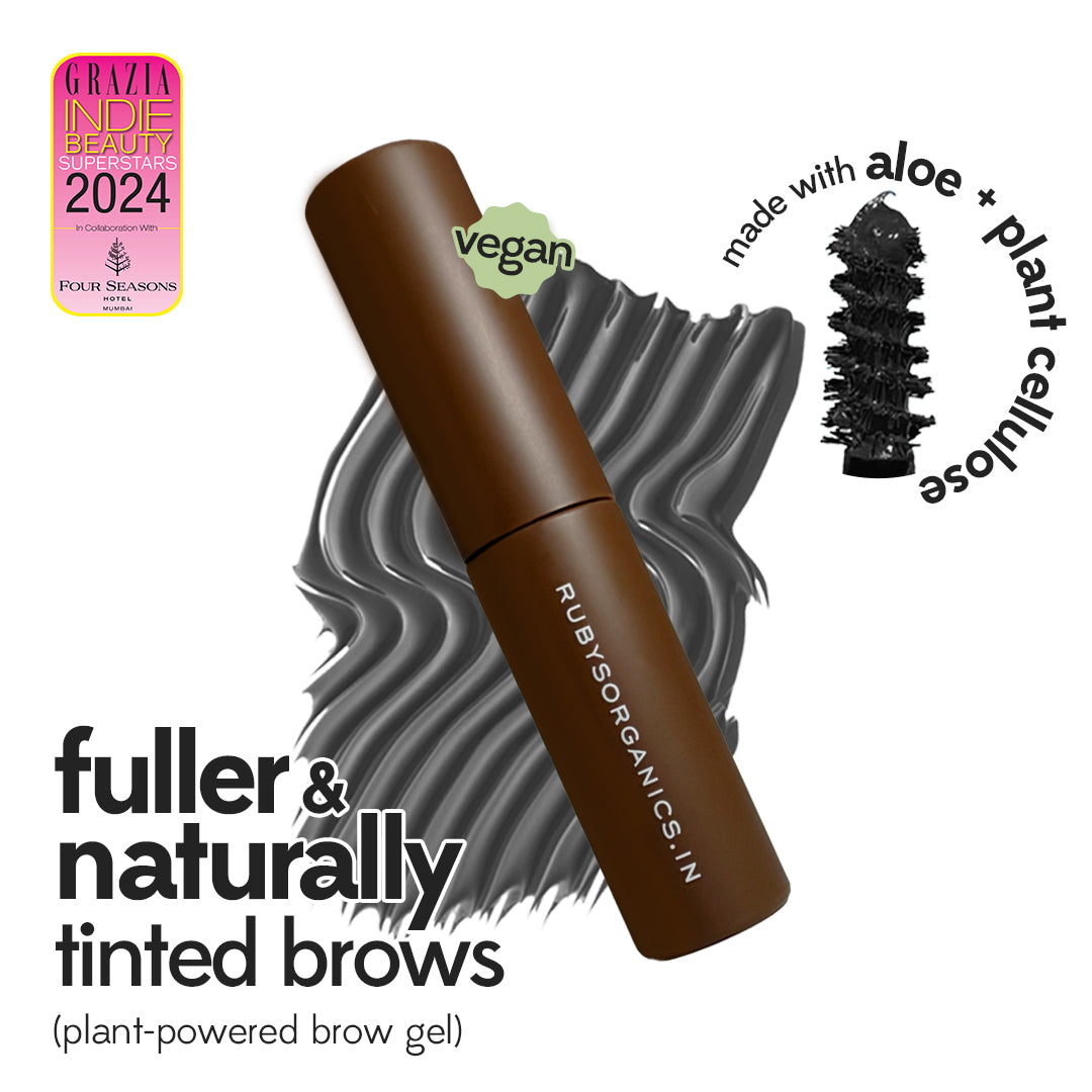 Tinted Brow Gel: Dark Brown | Ruby's Organics | Official Store