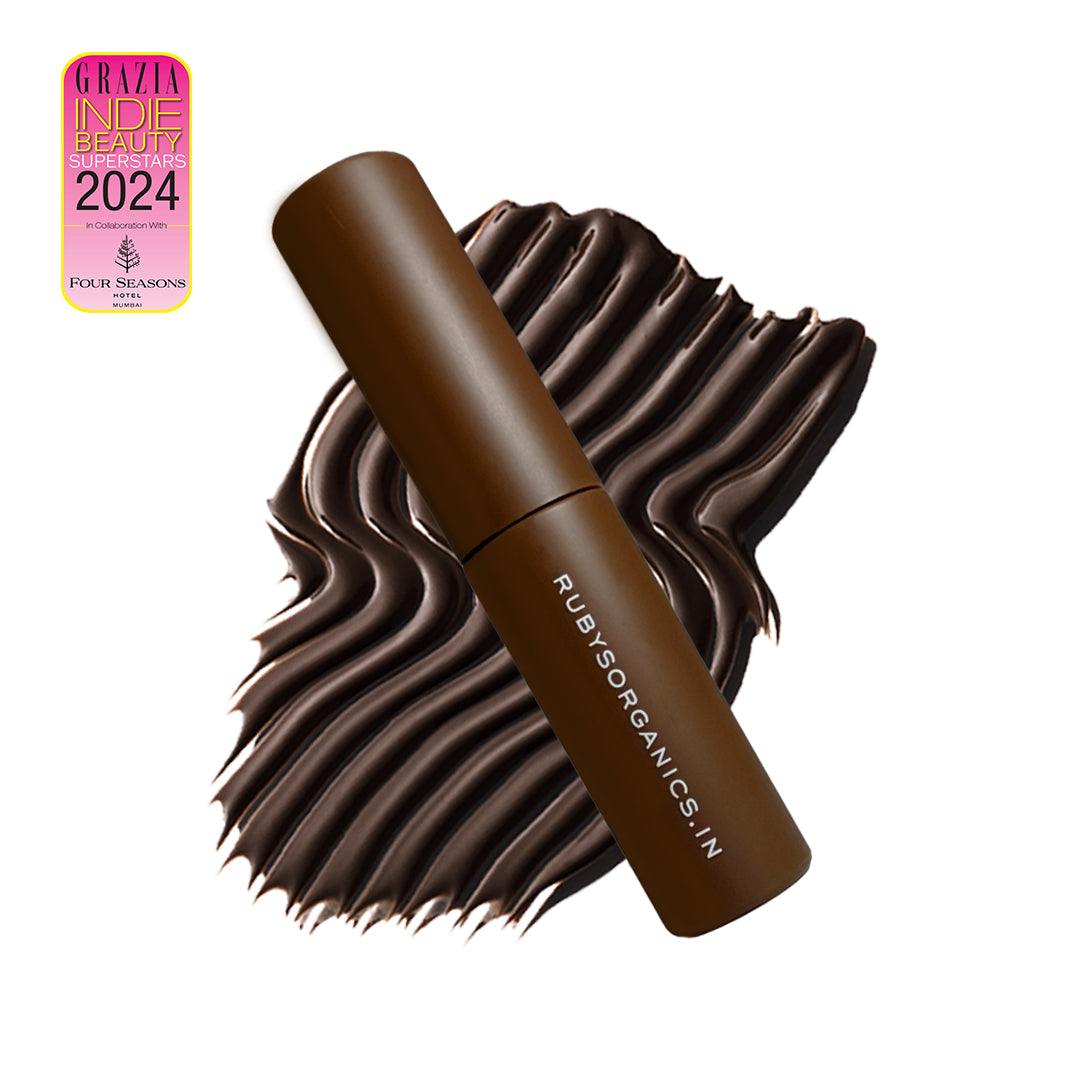 Tinted Brow Gel – Dark Brown | Ruby's Organics