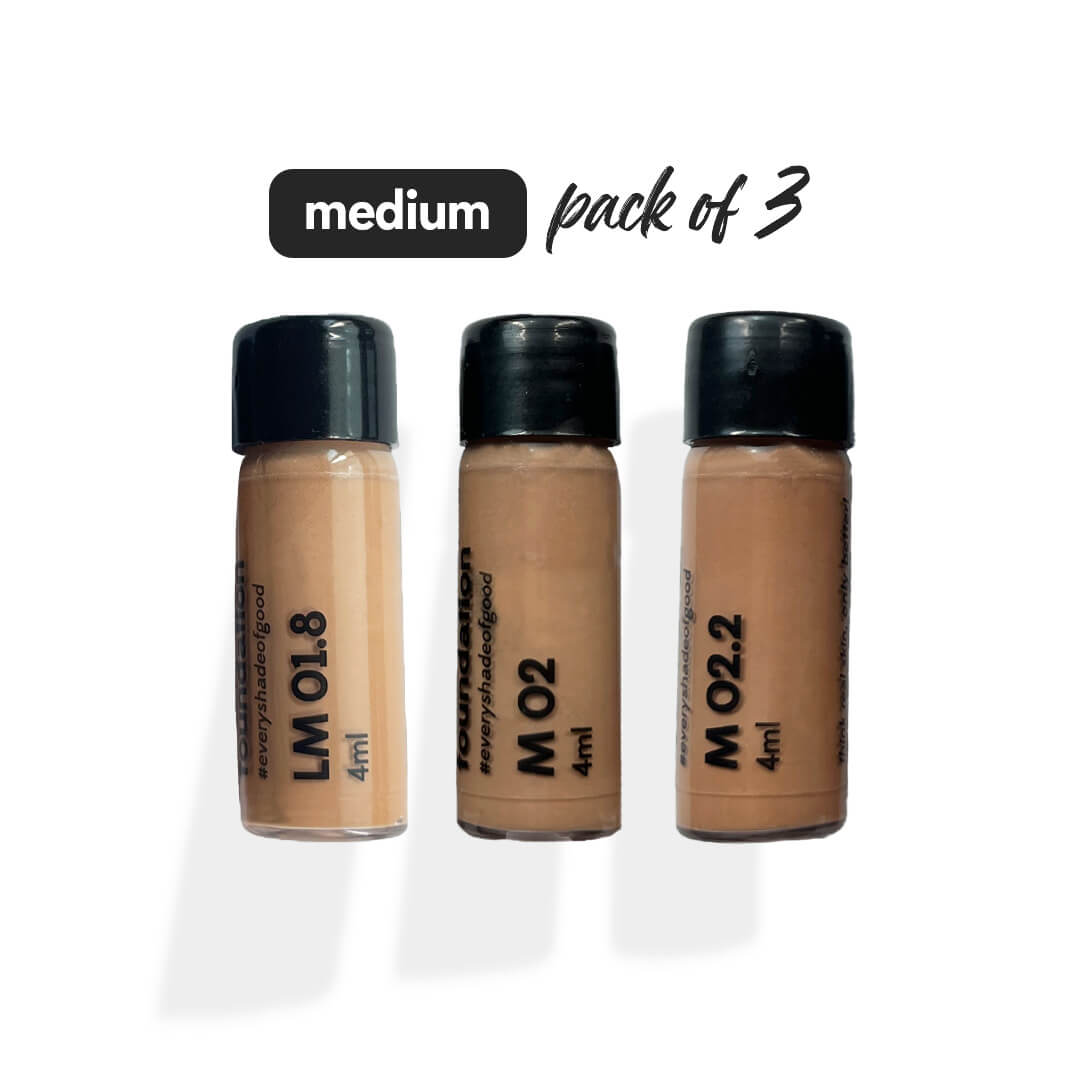 Shop Foundation Trial Pack Medium | Find Your Perfect Shade – Ruby's ...